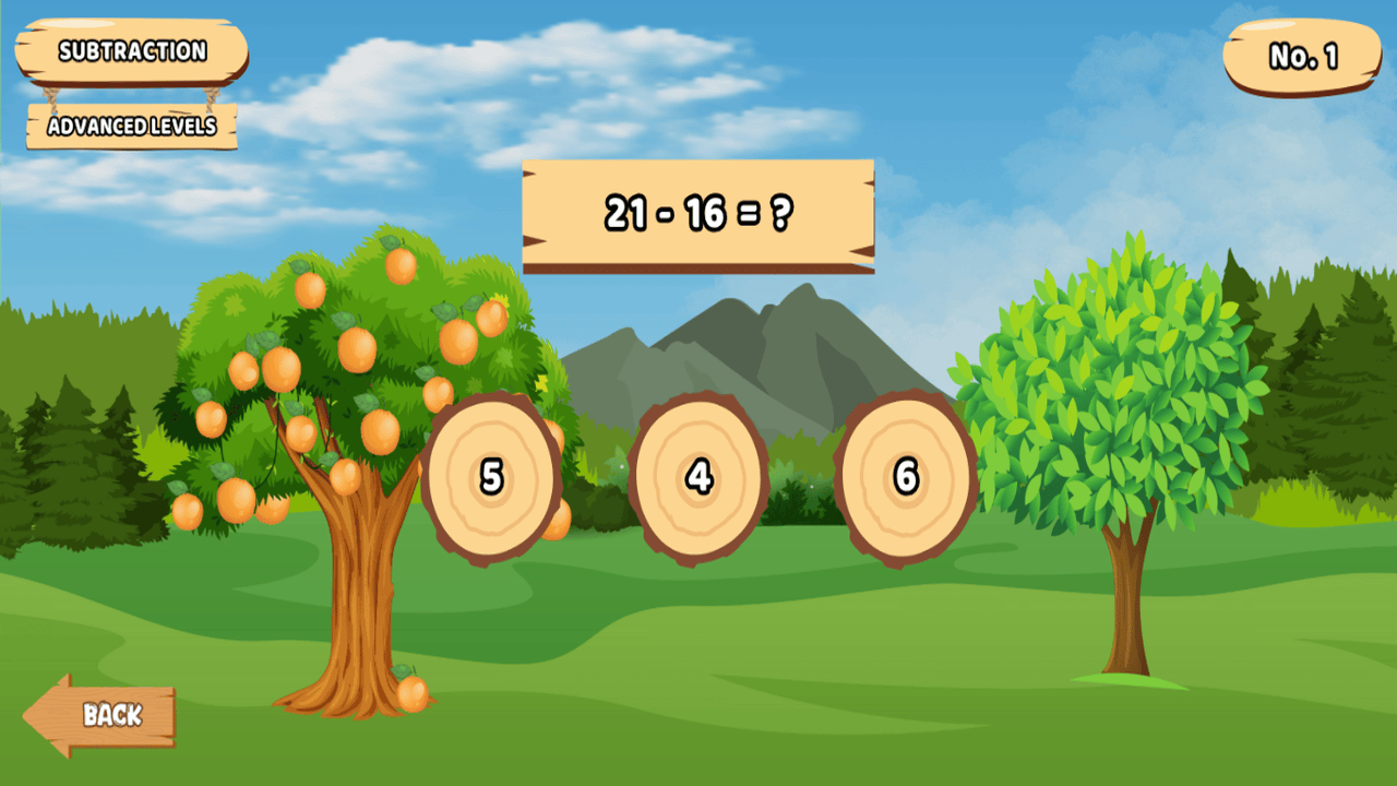 Counting with Trees (Construct 3 | HTML5) by FALCONAPP | CodeCanyon